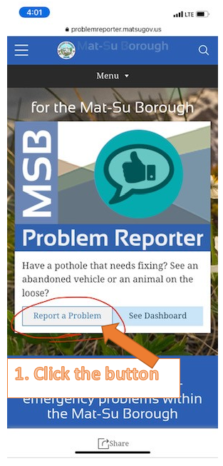 Mat-Su Borough Problem Reporter